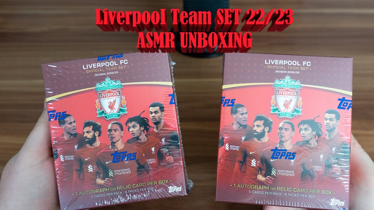 Liverpool New TEAM SET | Topps | Product ASMR - YouTube