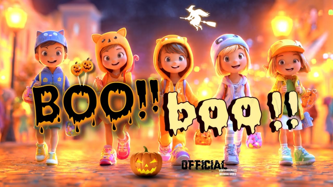 BOO !! Boo !! | English Kids Video Song | Stunning Graphic Visual ...