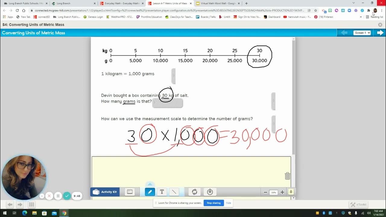 Everyday Math Lesson 4 -7; Grade 4 14 January 2022 - YouTube