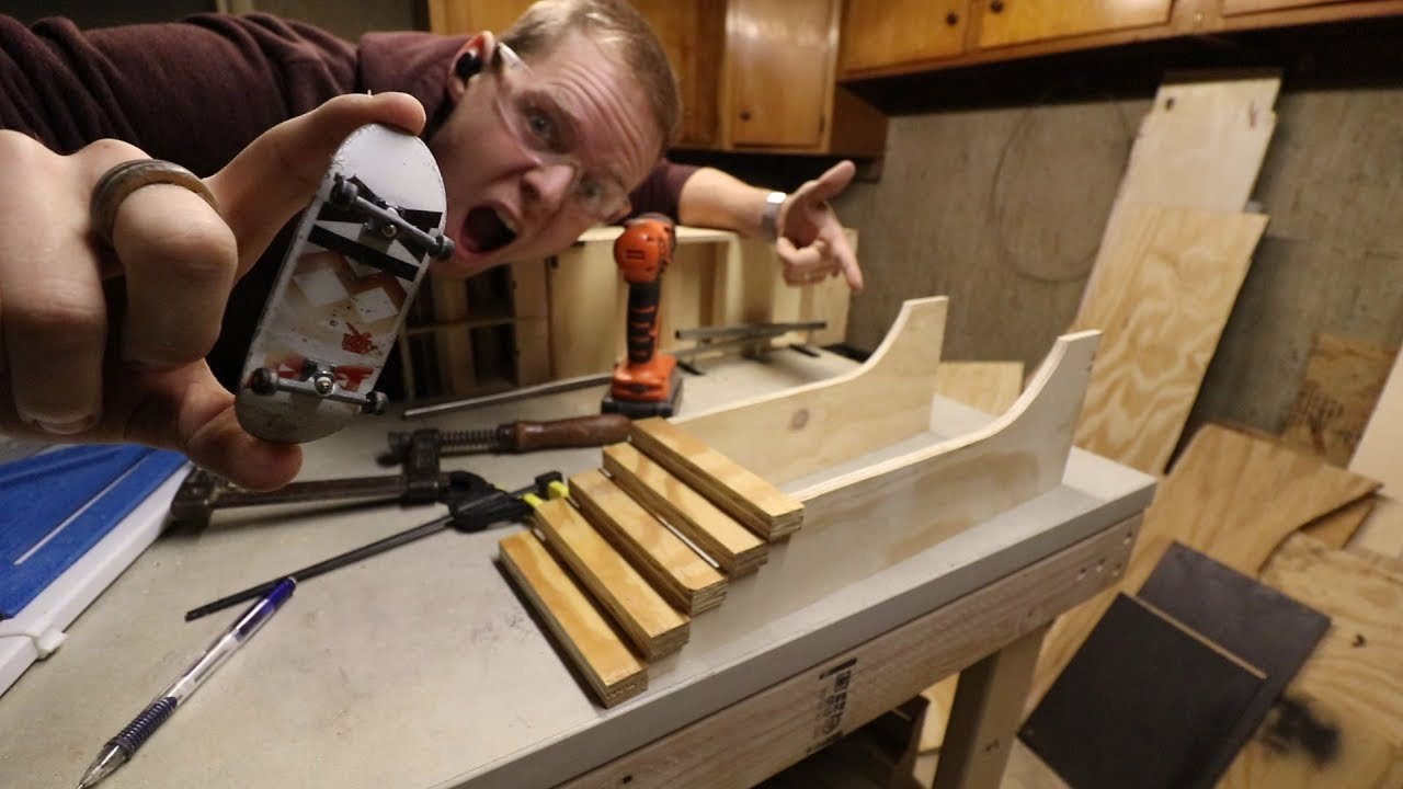 Homemade Fingerboard Stairset! - YouTube