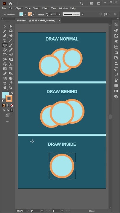 Draw Modes in Adobe Illustrator #trending #adobeillustrator #viralvideo - YouTube