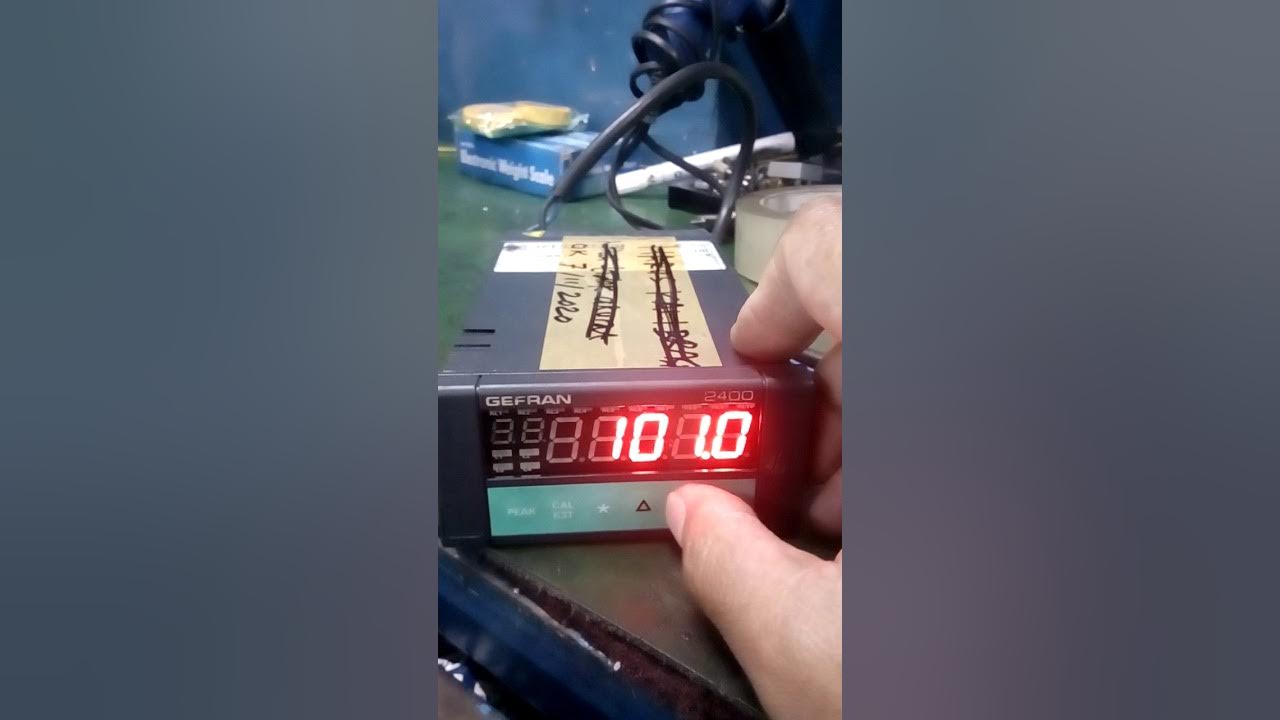 Setting input gefran 2400 - YouTube