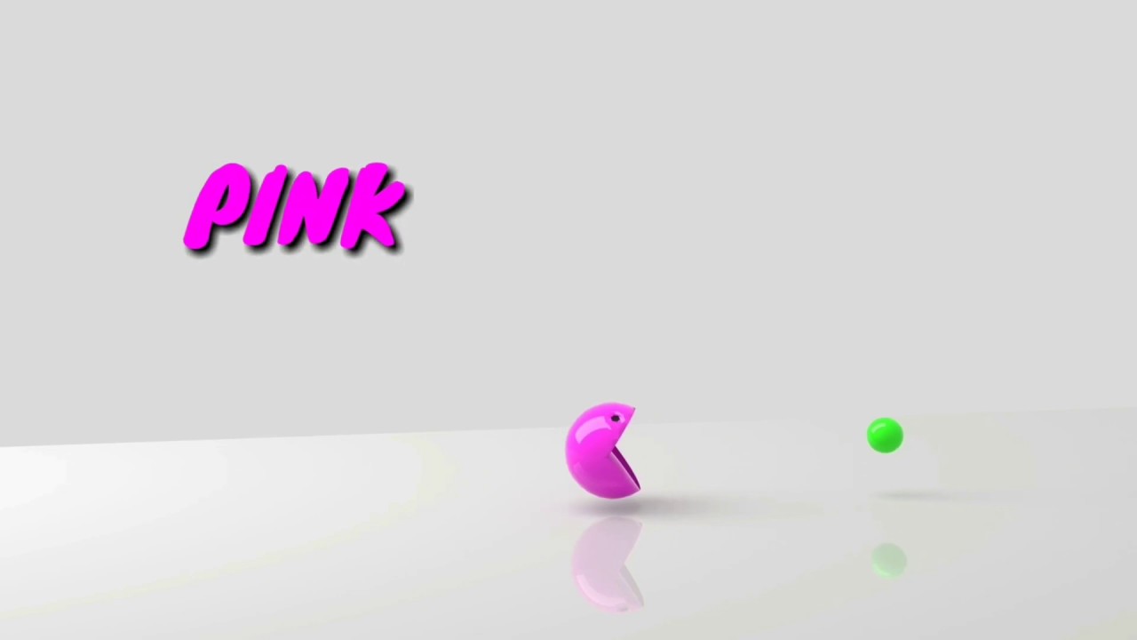 Learn colors and numbers with PACMAN in English - YouTube