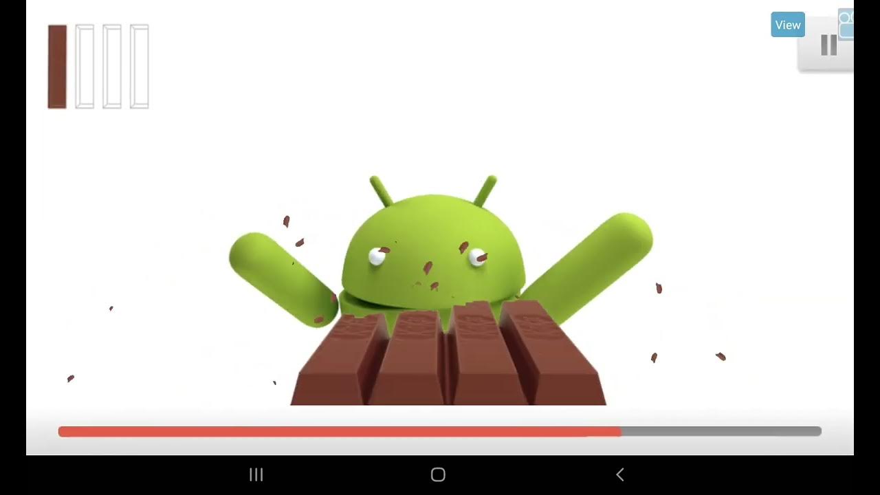 Kitkat android challenge game - YouTube