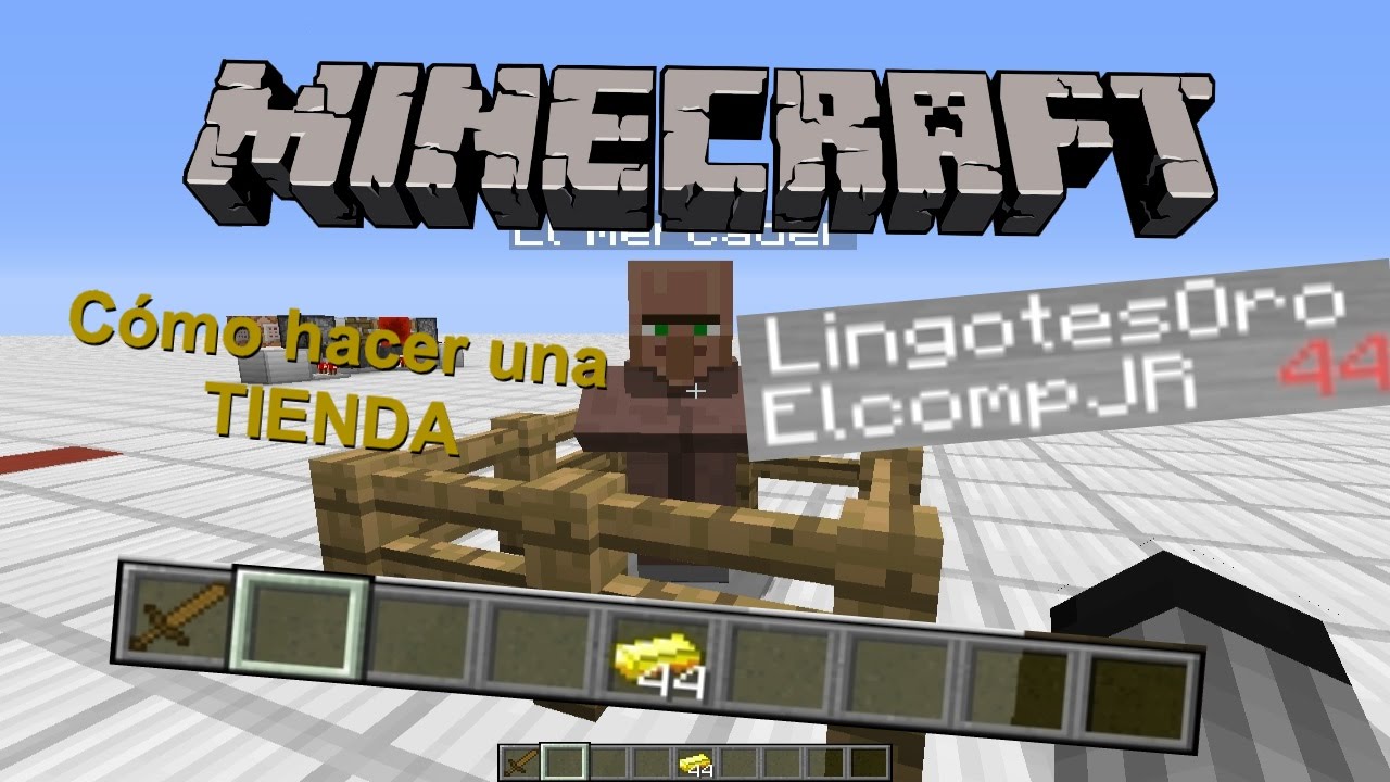 Minecraft - Cómo hacer una tienda - YouTube