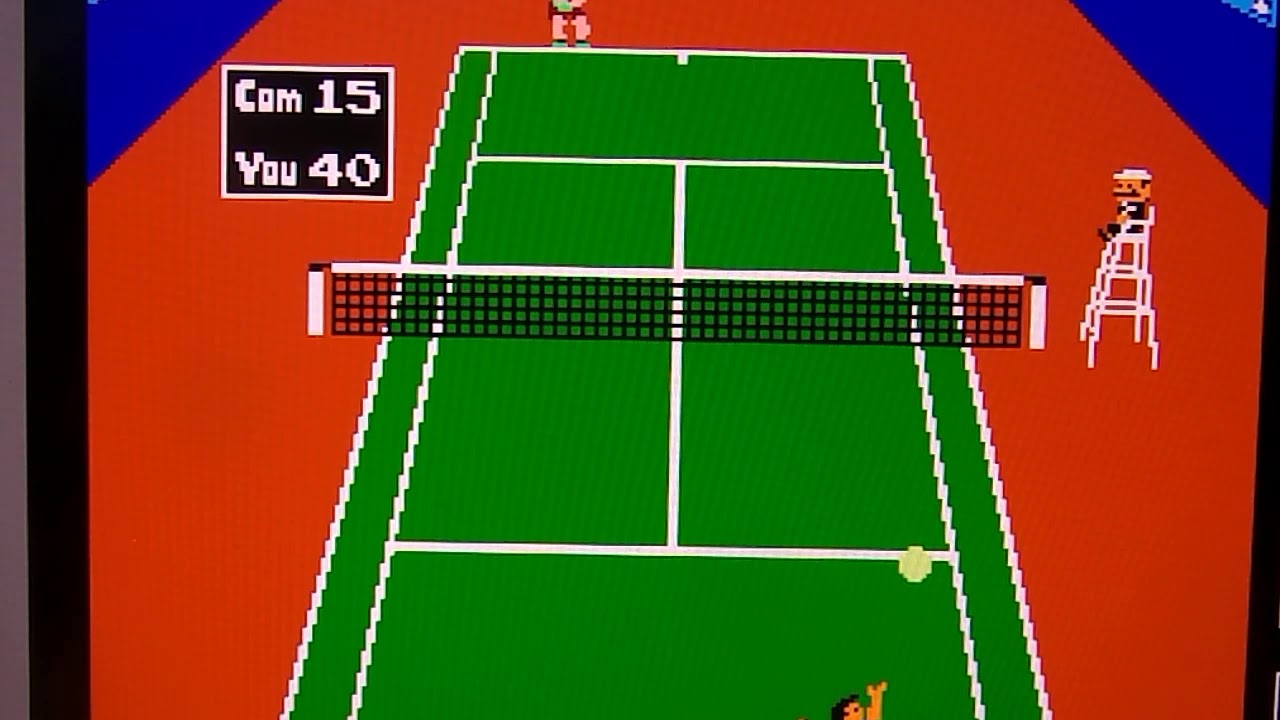 Tennis (NES) Gameplay - YouTube