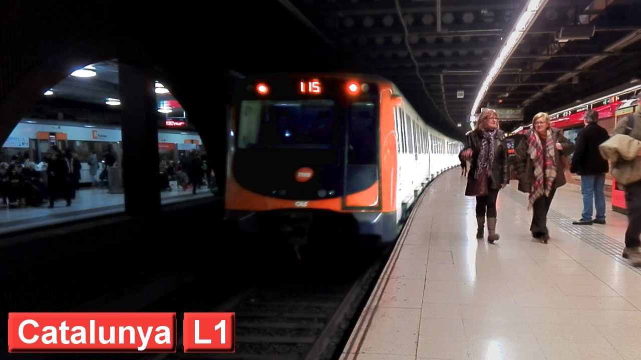 Catalunya L1 : Metro de Barcelona ( TMB 4000 - 6000 ) [2017] - YouTube