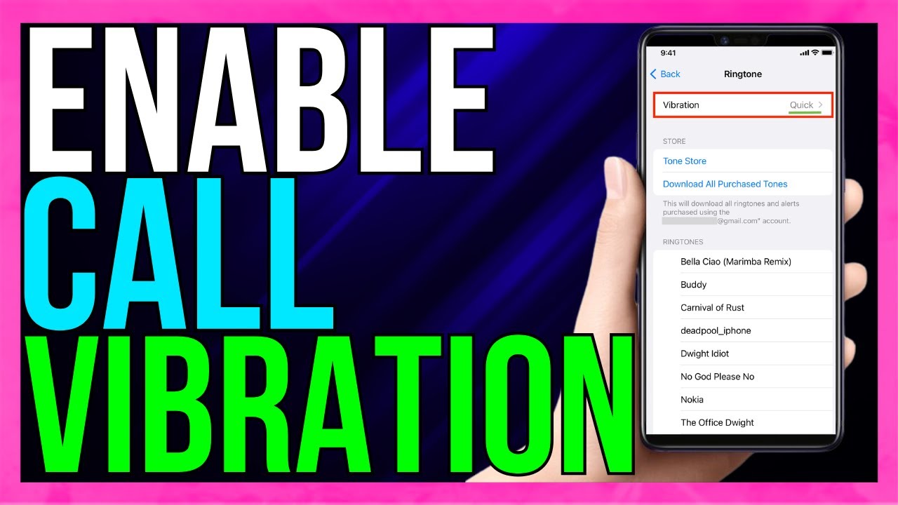 How to Turn on Vibration For Calls on iPhone - YouTube