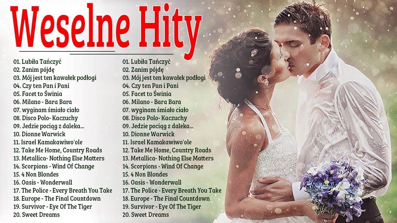 Weselne Hity 2023💐Najpiękniejsze Polskie Piosenki Biesiadne 💐 Biesiadne ... Weselne Hity 2023💐Najpiękniejsze Polskie Piosenki Biesiadne 💐 Biesiadne ...