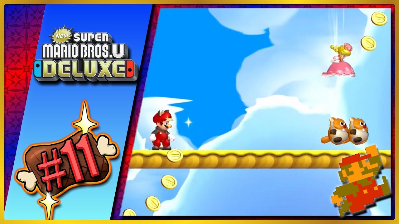 Flutter Over Butter Bridge!! - New Super Mario Bros U Deluxe - Ep 11 ...