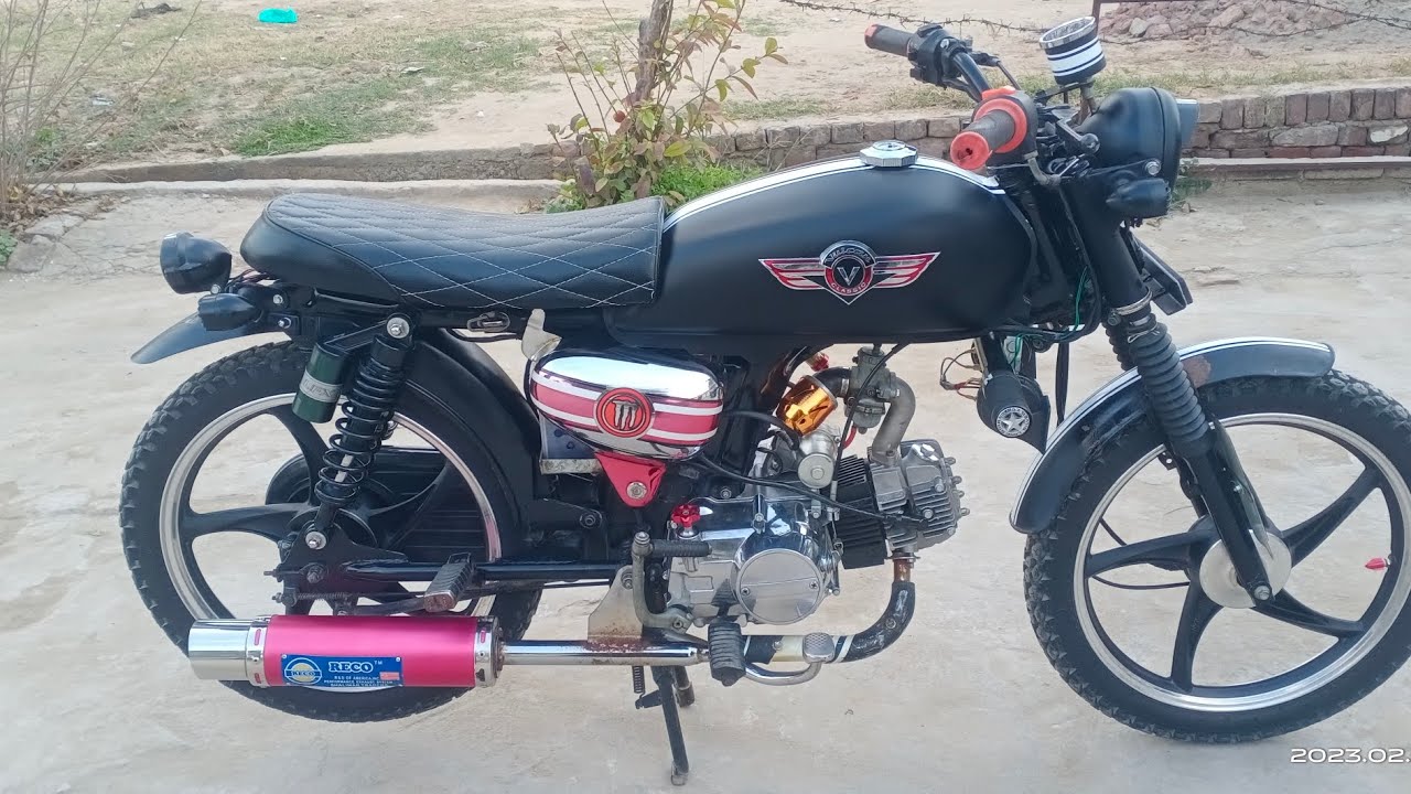 bike modified cd70 to 125cc bike to bullet 😍 - YouTube