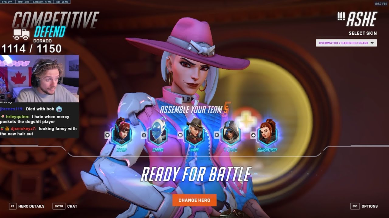 Overwatch 2 Rank 1 Ashe Player Warn Dominates Whole Enemy Team - YouTube