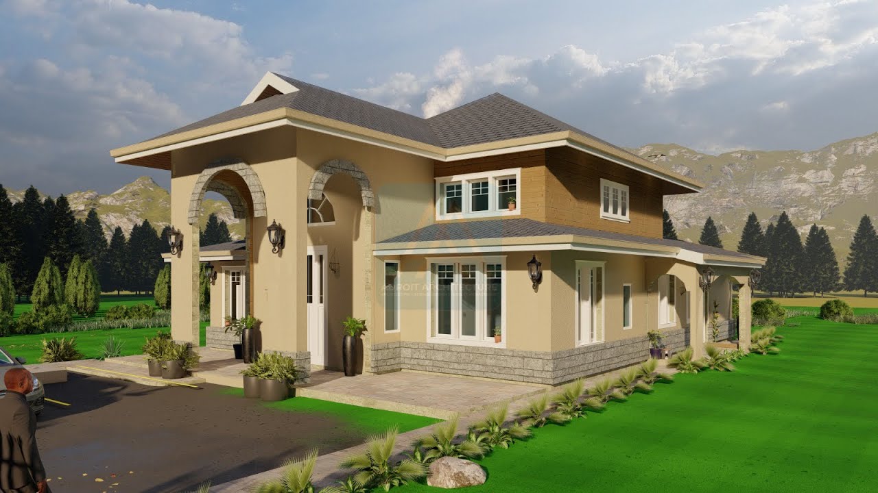 The Imara 5 Bedroom House Plan - YouTube