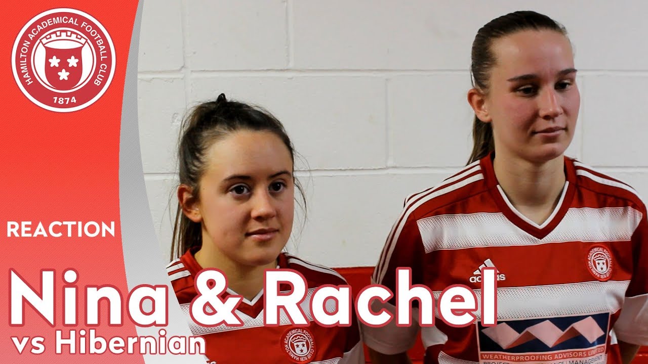 REACTION: Nina Fitzsimmons & Rachel Ross (HAM 2-4 HIB) - YouTube