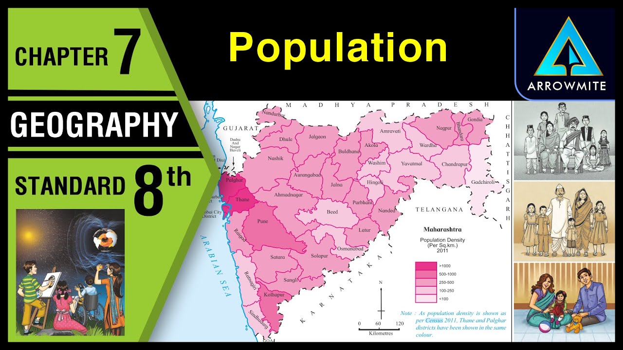 Population | Std 8 | Geography | Chapter 7 | Maharashtra Board - YouTube