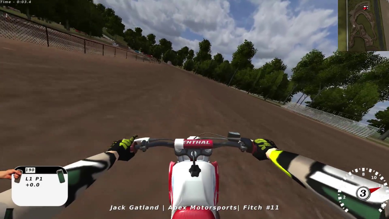 Mx Simulator | 1985 YZ 125 On Board At Motosavage Nationals | Jack Gatland - YouTube