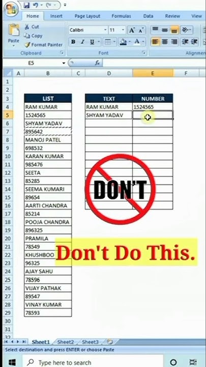 Separate Text & Number - Excel . #exceltech #exceltips #exceltricks #exceltutorial #yt #excel # ...