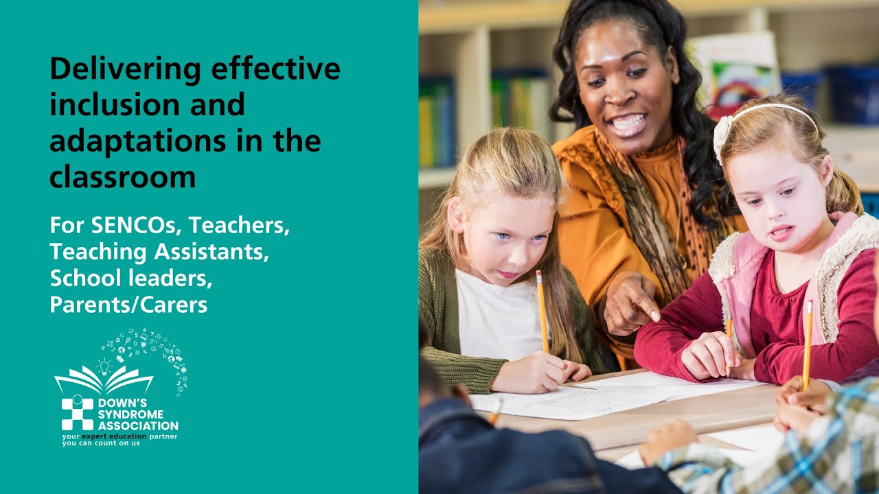 Delivering effective inclusion and adaptations in the classroom - YouTube