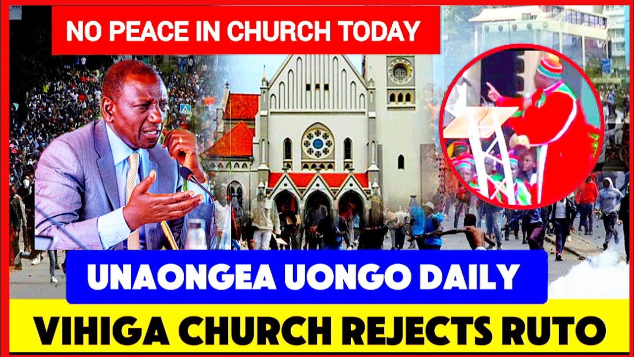 MOMENTS OF SHAME!!RUTO HUMILIATED BADLY IN VIHIGA CHURCH BY ANGRY ...