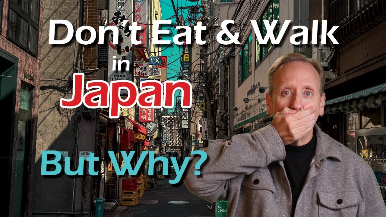 Don't Eat and Walk in Japan - But Why? #japantravel #japanesefood # ...