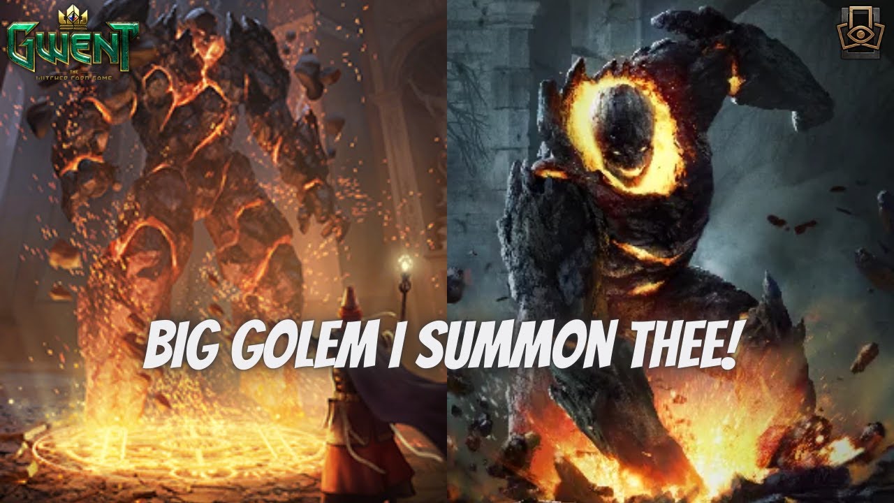 GWENT | Nilfgaard Big Golem I Summon Thee ! Midrange Nekker Meme - YouTube