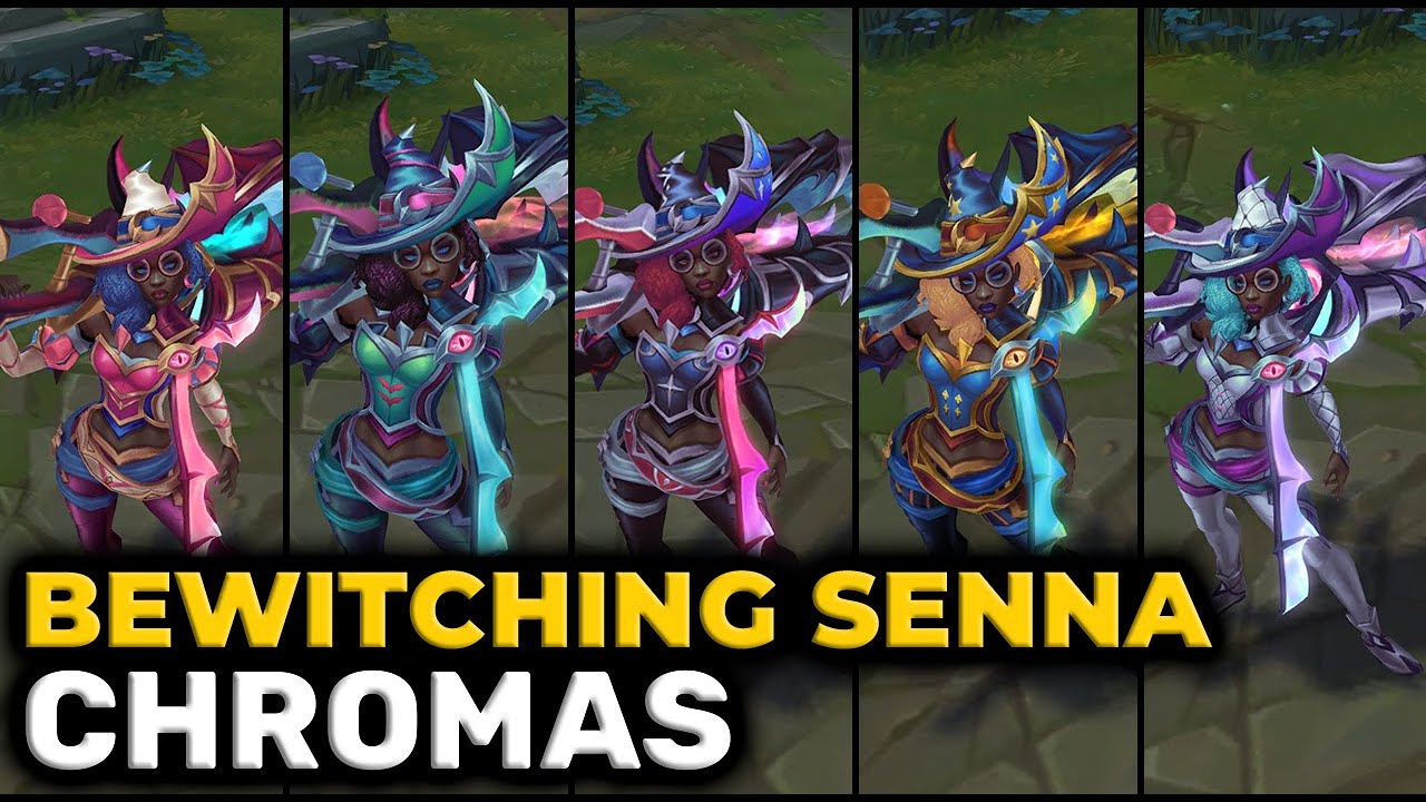 Bewitching Senna Chromas League Of Legends Youtube