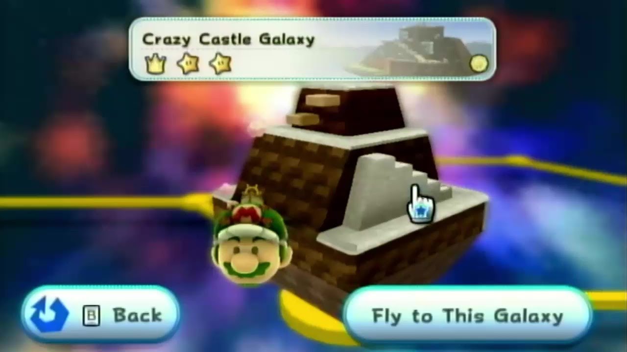 Crazy Castle Galaxy [SMG2: Cosmos Collapse] - YouTube