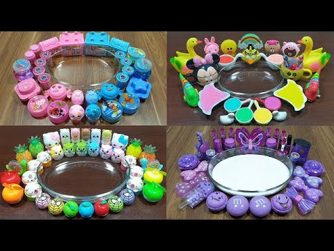 Alex challenges playing mixing slime with clay, sponges and many other ...