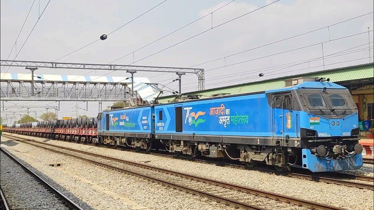The Powerful Locomotive of INDIAN RAILWAYS | AKAM WAG-12B | JSW Steel - YouTube