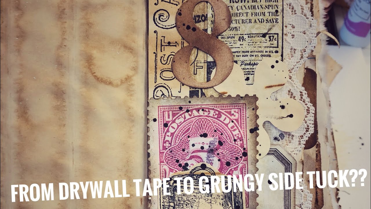 How To Use Drywall Tape In Your Junk Journal YouTube how-to-use-drywall-tape-in-your-junk-journal-youtube