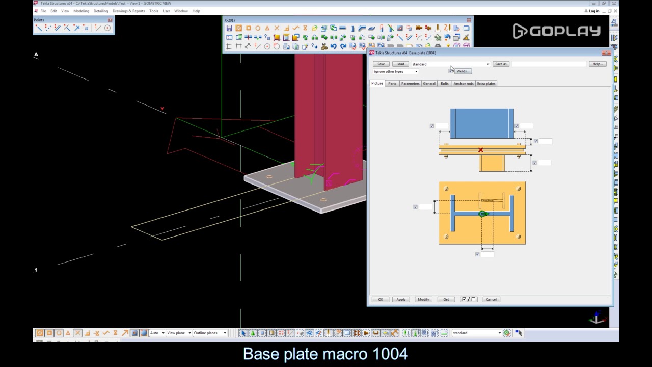Base plate macro 1004 - YouTube