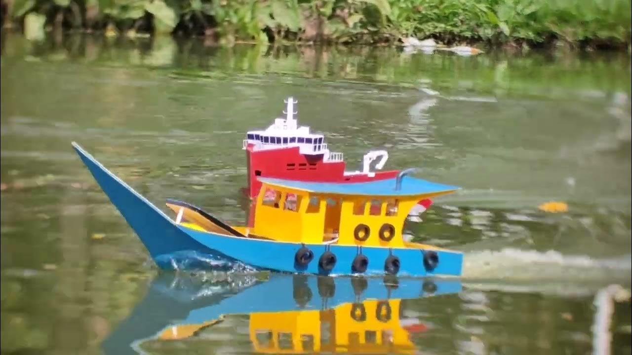 Homemade rc boat - YouTube