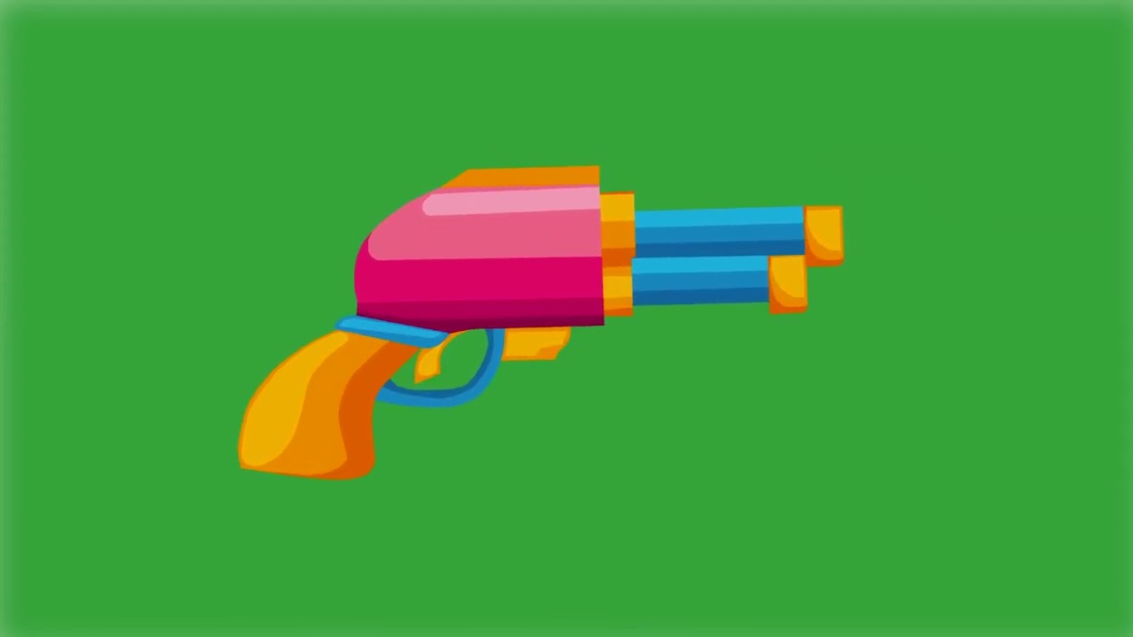 colourfull gunfire animation - YouTube