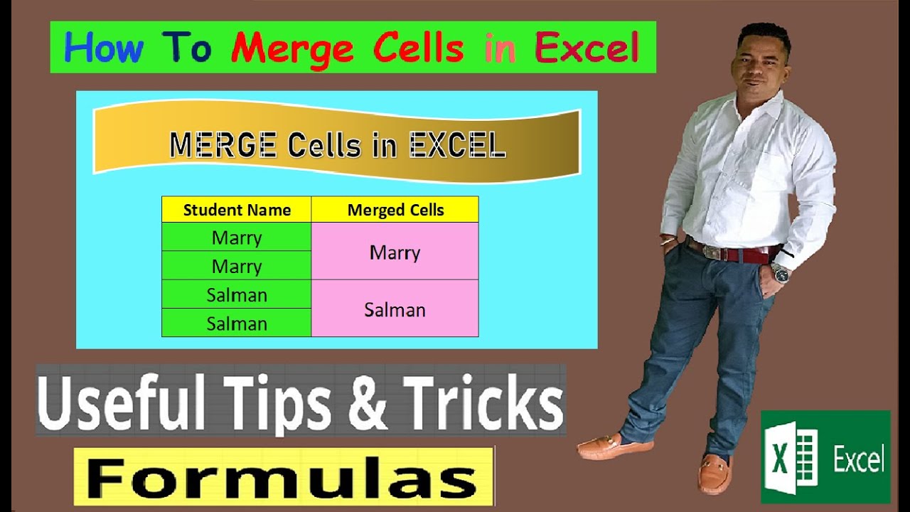Microsoft Excel Tutorial How To MERGE Cells In Excel Part 45 YouTube Microsoft Excel Tutorial How To MERGE Cells In Excel Part 45 YouTube