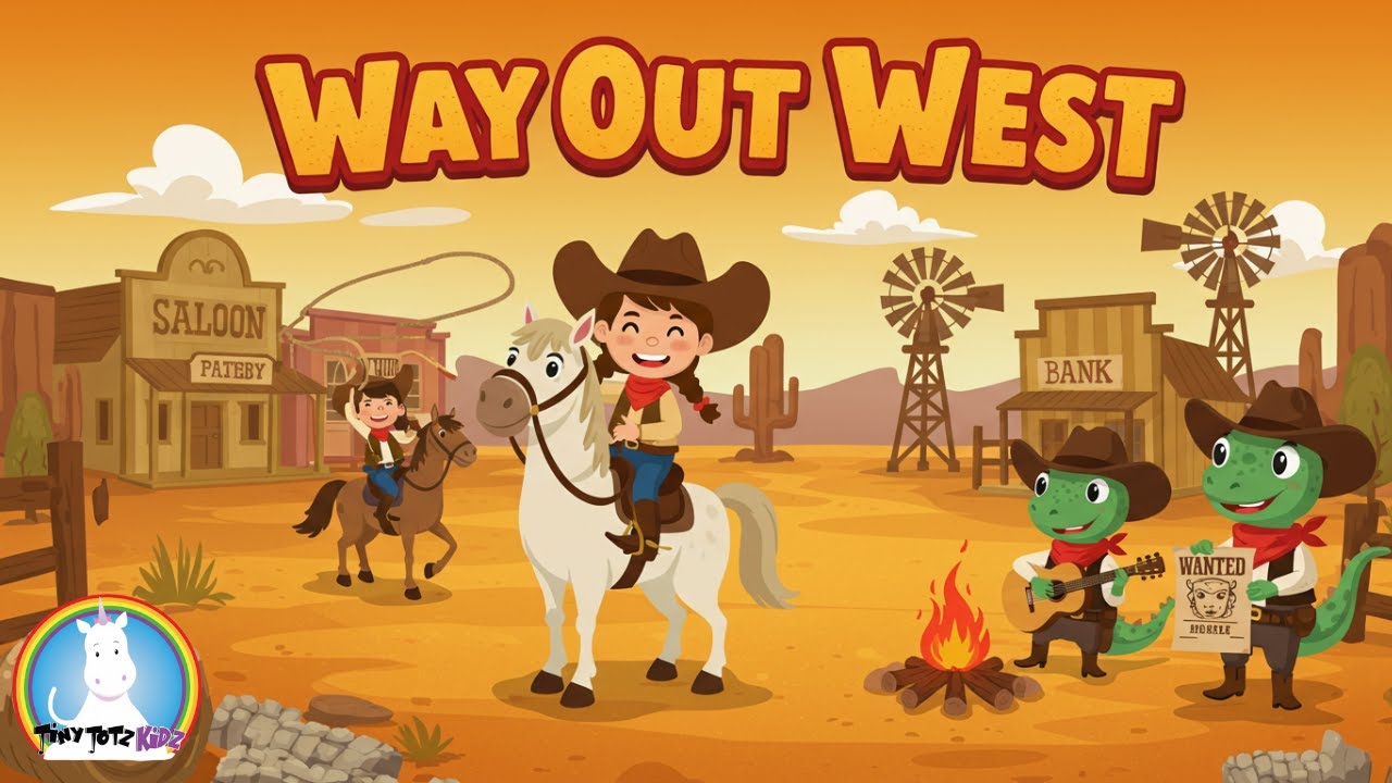Way Out West | Cowboy Kids Song | Sing Along Adventure 🌵 - YouTube