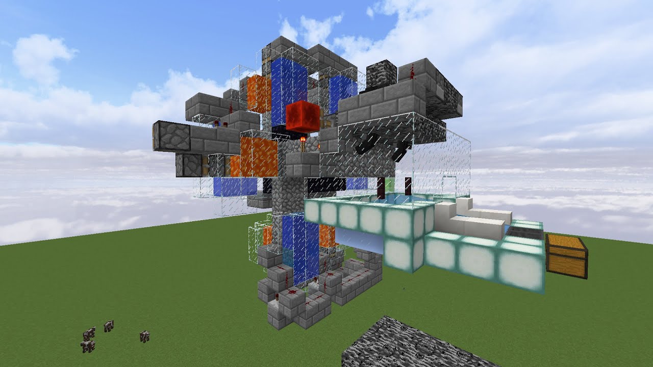 Minecraft 1.10 Fast Automatic Cobblestone Generator (Without Engine ...