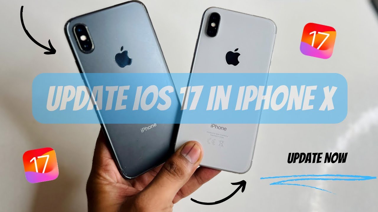How to update iPhone X on ios 17 - YouTube