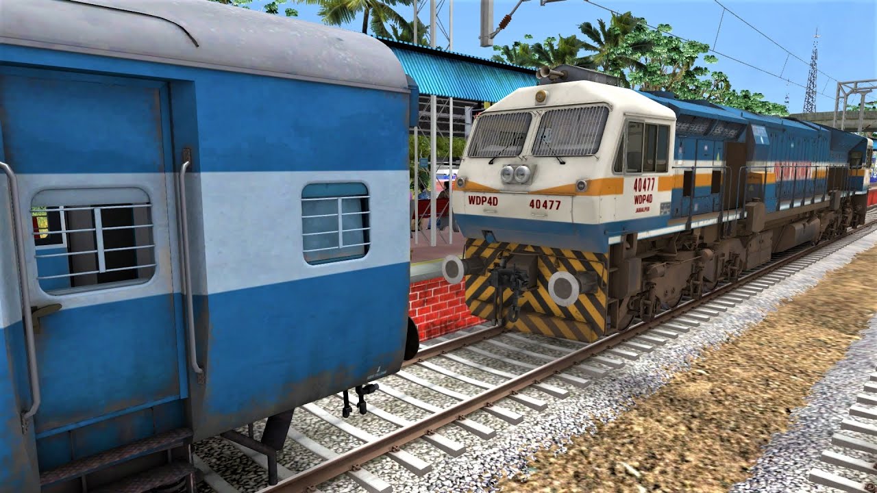 WDP4D Loco Coupling At Ernakulam Junction Railway station– Train ...