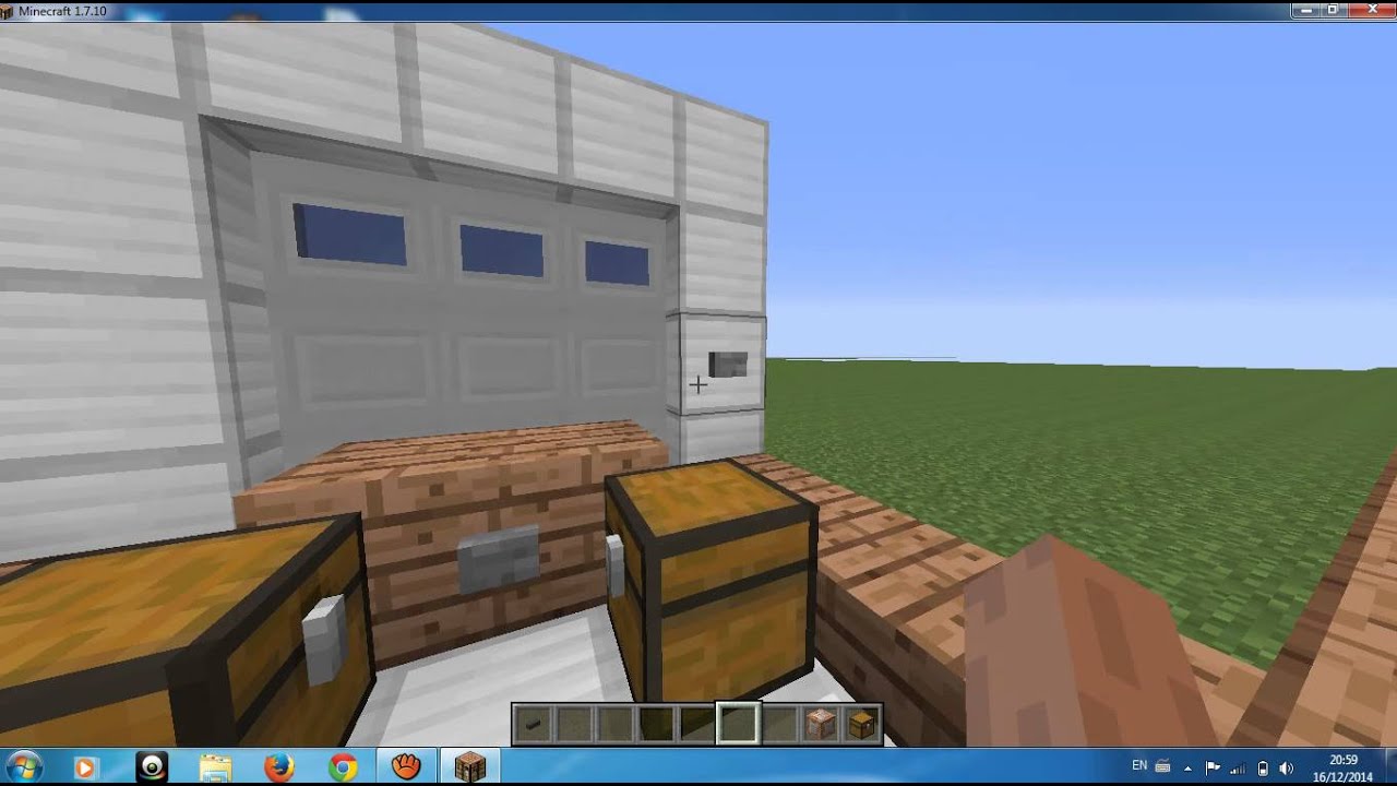 Minecraft mods (mod malisis doors) 1.7.10 - YouTube