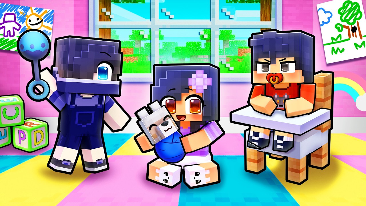 Having a BABY FAMILY in Minecraft! - YouTube