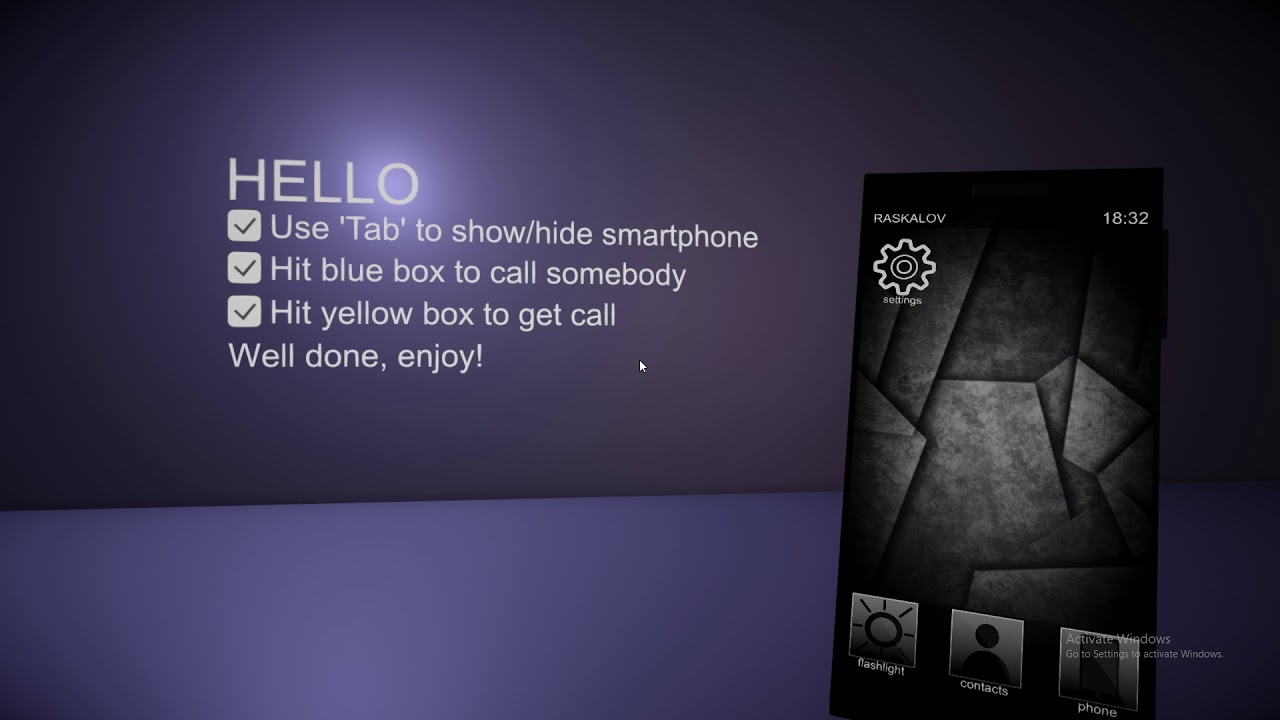 [Asset store] Smartphone system Unity3D 2018 - YouTube