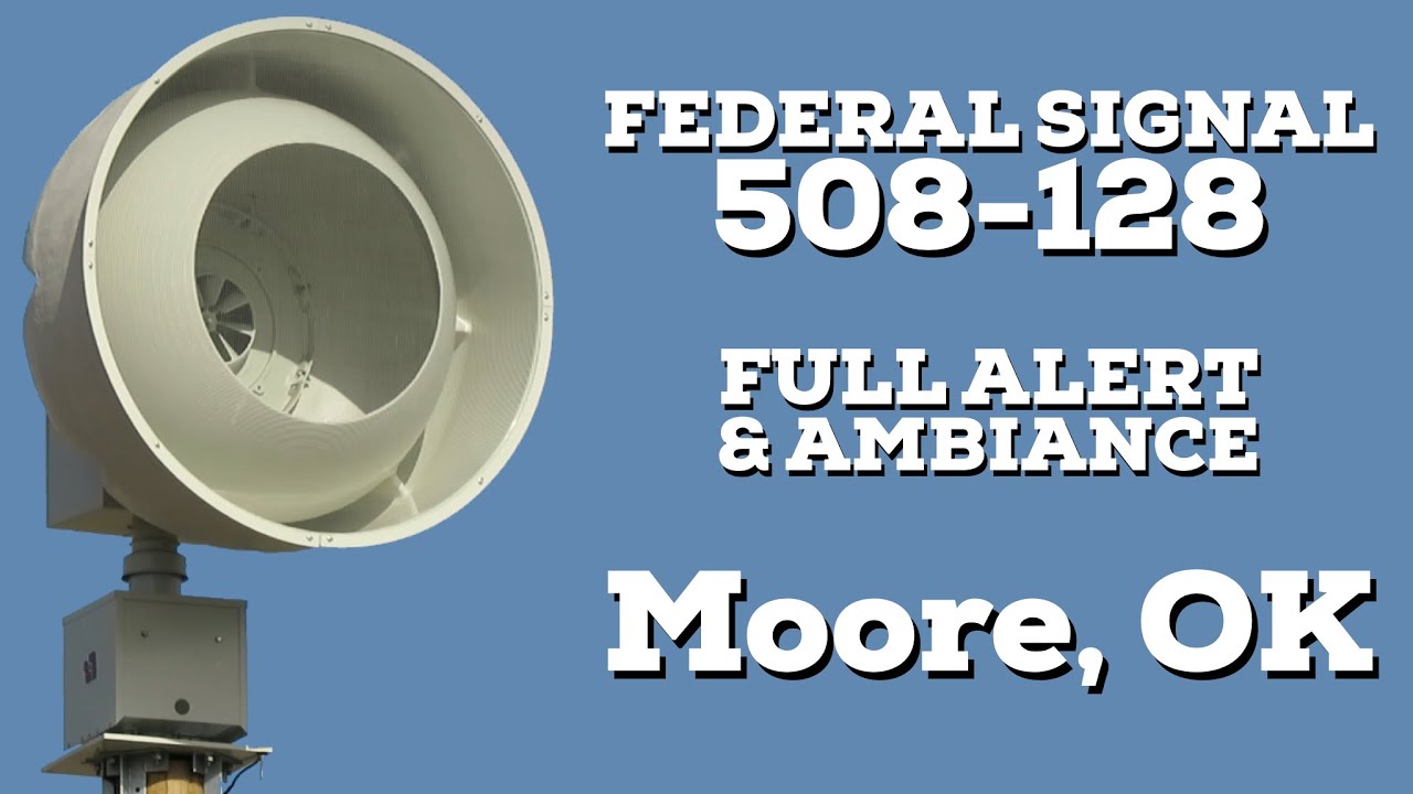 (New) Federal Signal 508-128 | Full Alert & Ambiance | Moore, Oklahoma ...