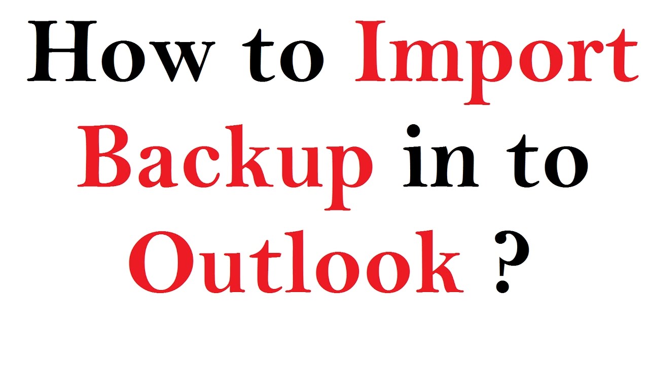 How To Import Backup In To Outlook 2007 YouTube how-to-import-backup-in-to-outlook-2007-youtube