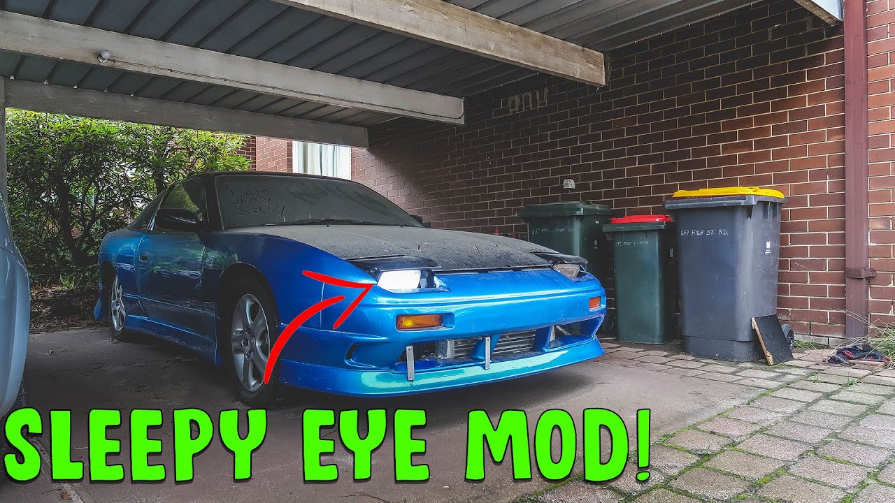 S13 180SX GETS NEW FRONT END LOOK! - YouTube