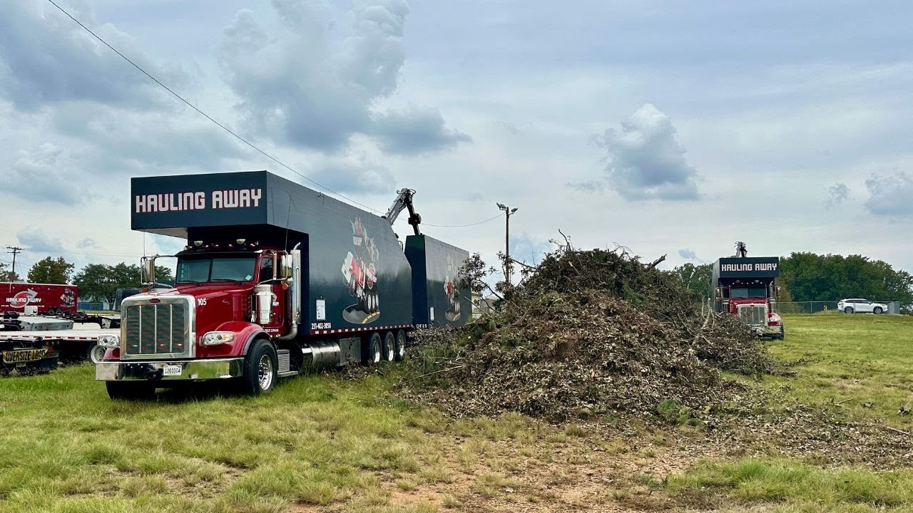 Post-Helene Debris Removal in Greenville, SC - YouTube
