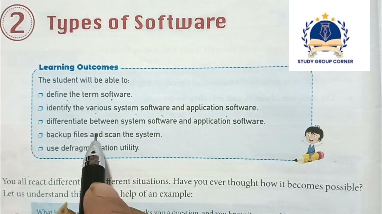 Computer class 5 | Computer class 5 chapter 2 | Class 5 computer chapter 2 | Types of software ...
