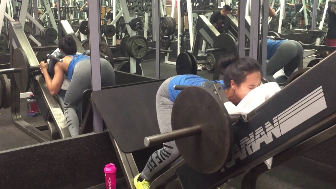 More Reverse Incline Hack Squats - BUTT focused workout - YouTube
