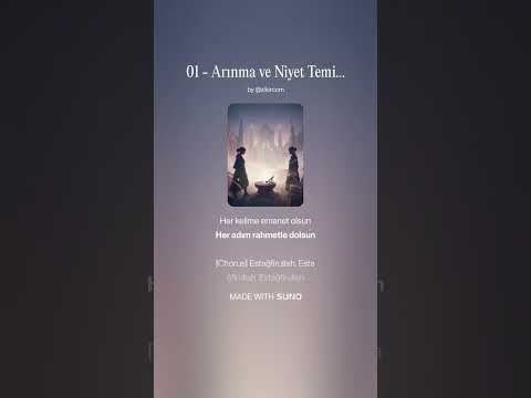 01 - Arınma ve Niyet Temizliği