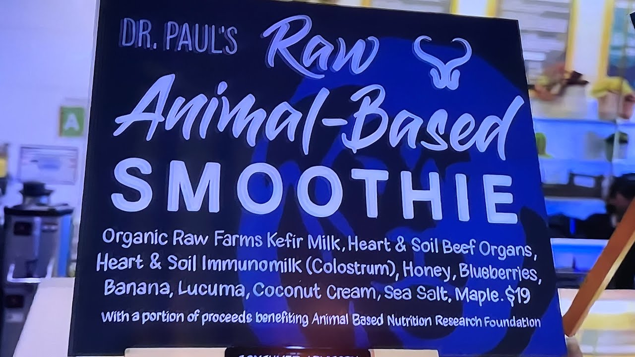 🥩 Our Beef Organ Smoothie Recipe - Based on Dr. Saladino’s Smoothie at ...