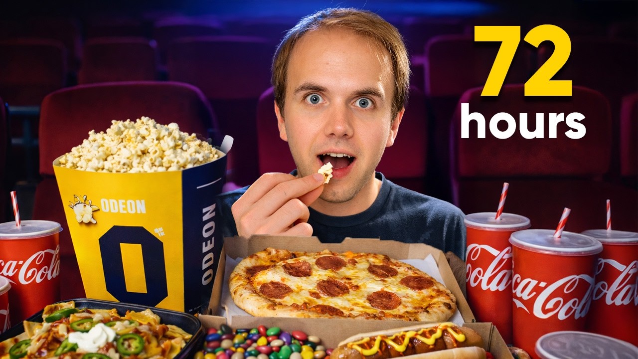 I Ate Nothing But Odeon Cinema food for 72 Hours - YouTube
